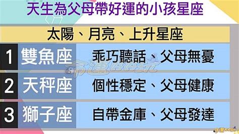 【命運好好玩】★ 天生為父母帶好運的小孩星座 命運好好玩 Line Today
