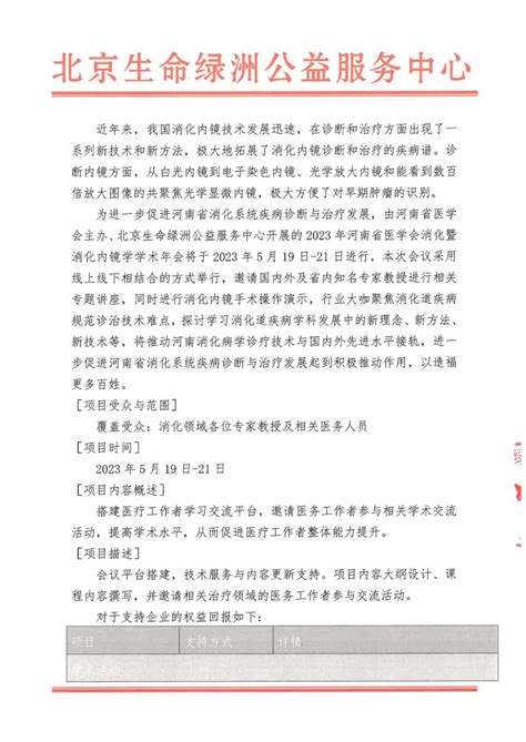 2023年河南省医学会消化暨消化内镜学学术年会项目公示