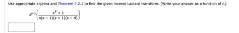 Solved Use Appropriate Algebra And Theorem To Find The Chegg