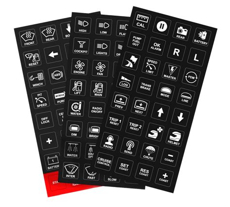 Replacement Keypad Label Sheets Motorsport Electronics Limited