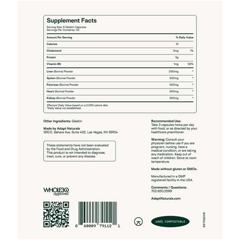 Thyroid Support Stack Adapt Naturals
