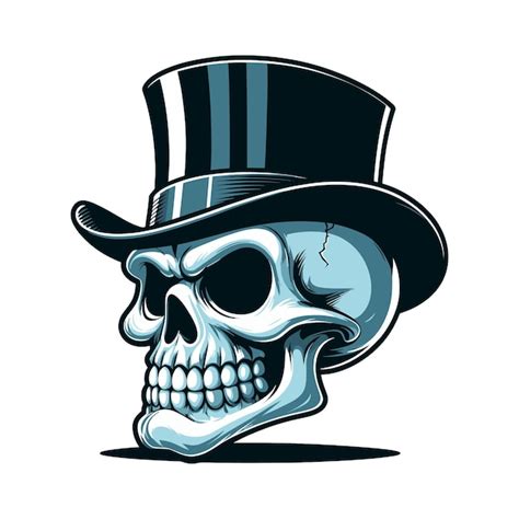 Premium Vector Cartoon Scull Vector Illustration