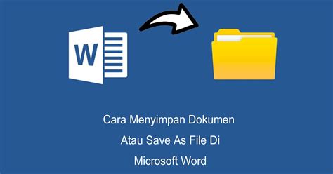 Cara Membuat Dan Menyimpan Dokumen Pada Microsoft Word Tutorial