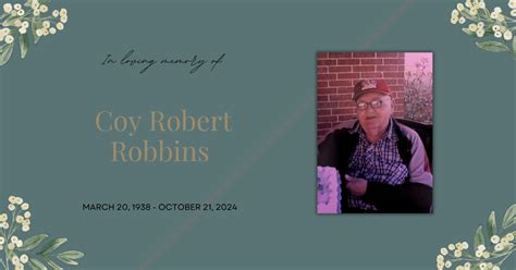 Coy Robert Robbins Obituary Paris Texas