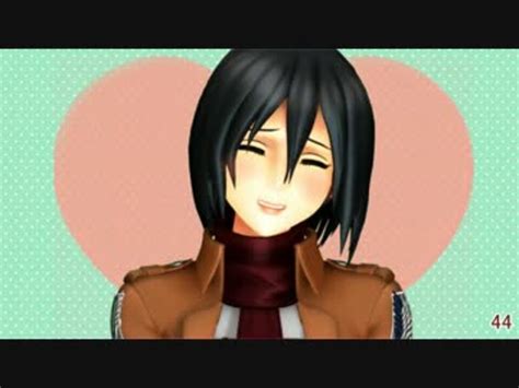 【進撃のmmd】45秒で仲直り【幼馴染】 ニコニコ動画