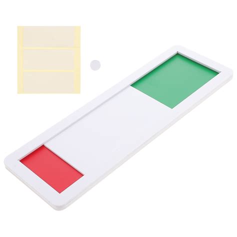 Worgeous Green And Red Door Slider Indicator Open Closed House Number