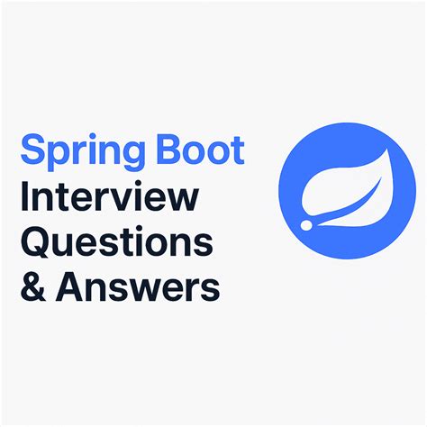 Spring Boot Interview Questions And Answers 2025 — From Basics To Microservices Interview