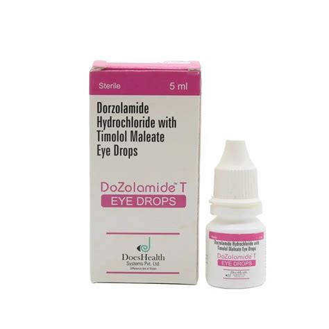 Dorzolamide Eye Drop 5 Ml At Best Price In Nagpur Id 2856544532997