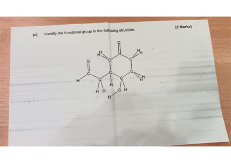 Solved C Identify The Functional Group In The Following Chegg