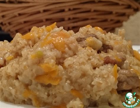 Пшеничная каша с мясом – кулинарный рецепт