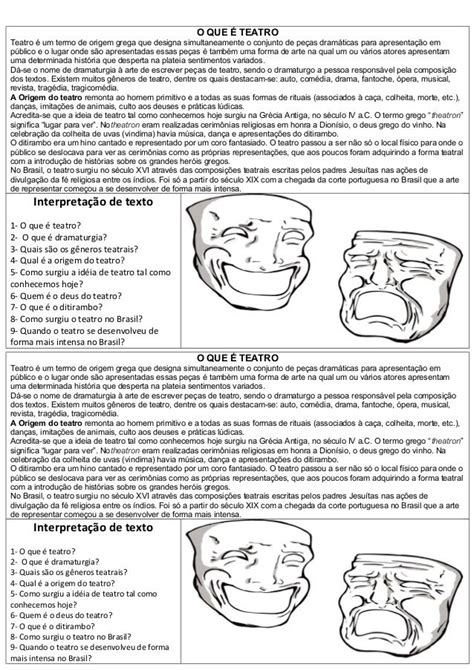 Artes O Teatro E Atividades Artofit