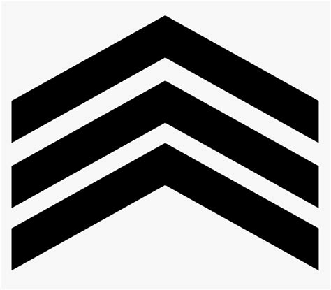 Army Jrotc Cadet Sergeant Army Arrows Hd Png Download Kindpng