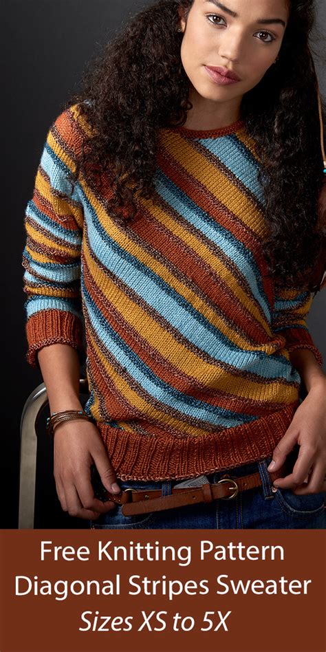 Striped Sweaters Knitting Patterns In The Loop Knitting