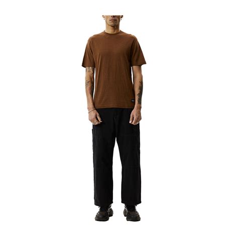 Afends Classic Hemp Retro Fit Tee Toffee Hemley Store Australia