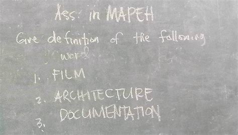 Ass In MAPEH Give Defintion Of The Following StudyX