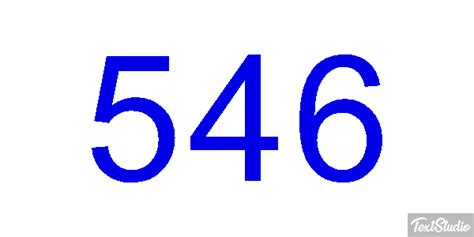 546 Number Animated  Logo Designs