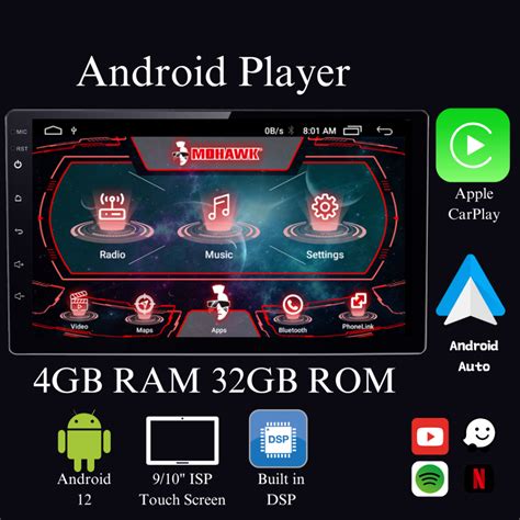 Mohawk Android Player 2 32gb 4 32gb Dsp Carplay Android Auto Isp Screen Android Head Unit
