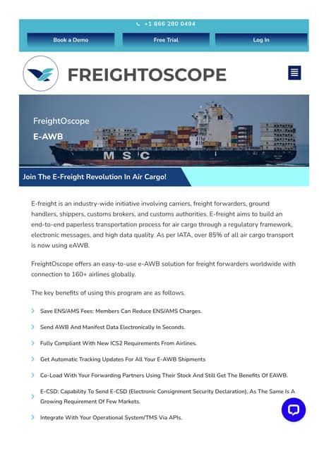 electronic awb electronic air waybill freightoscope pdf cloud