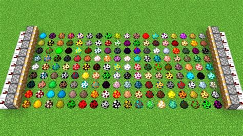 All Minecraft Eggs Combined Youtube