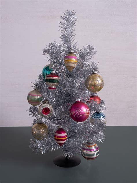 Mini Tinsel Christmas Tree Made Market Co