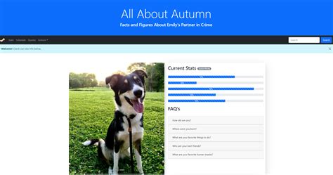 GitHub Em Rich All About Autumn Bootstrap Project