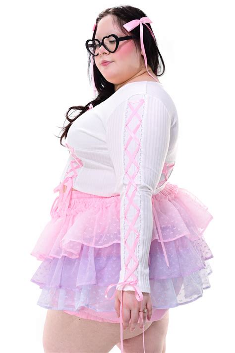 Cotton Candy Ruffle Skort My Violet
