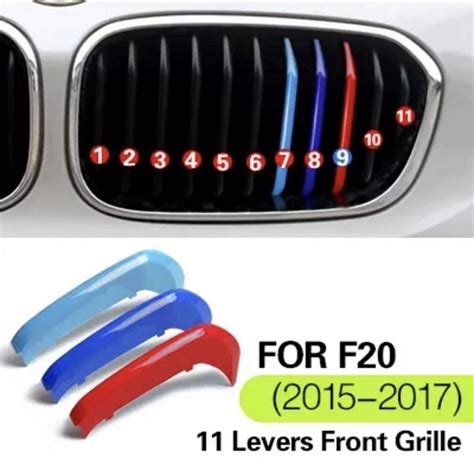 Yahooオークション スポーティ全開 Bmw Mカラー グリル フィン カバ