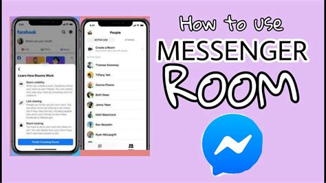 How To Use The Messenger Rooms Facebook Messenger Room Youtube