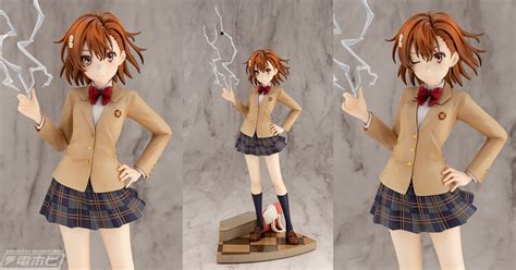 『超電磁砲』原作コミック15周年を記念した御坂美琴フィギュアの彩色見本を先行公開！常盤台中学の冬制服姿で自信満々に佇む姿を再現！ 電撃ホビーウェブ