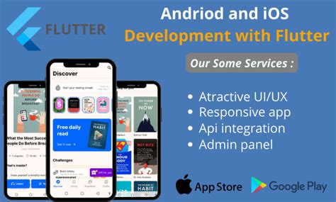 Do Android And Ios App Using Flutter Mobile App Development By Ramzan
