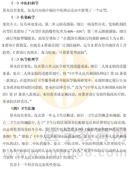 【一文读懂】2024年国家中医执业医师考试官方教材变动情况说明中医执业医师 正保医学教育网