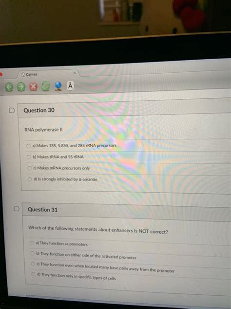 Solved Canvas D Question 44 Which Of The Following