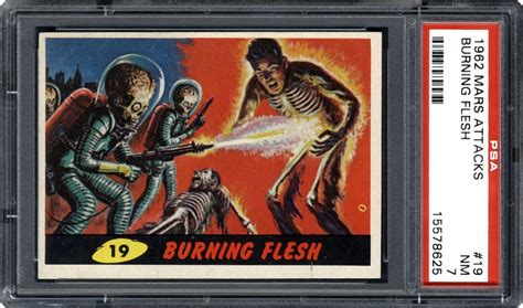 1962 Mars Attacks Burning Flesh Psa Cardfacts®