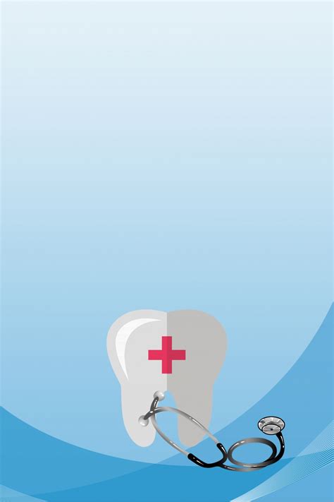 치아 치아 건강 구강 관리 창의적인 치아 포스터 자료 청진기 배경 일러스트 및 사진 무료 다운로드 Pngtree