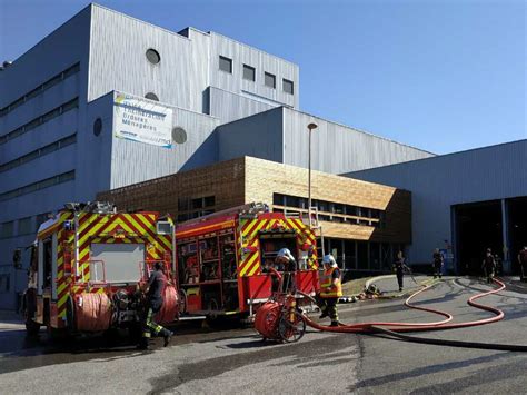 Vosges Rambervillers un incendie se déclare dans la fosse de lunité
