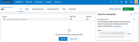 managing invoices on xero