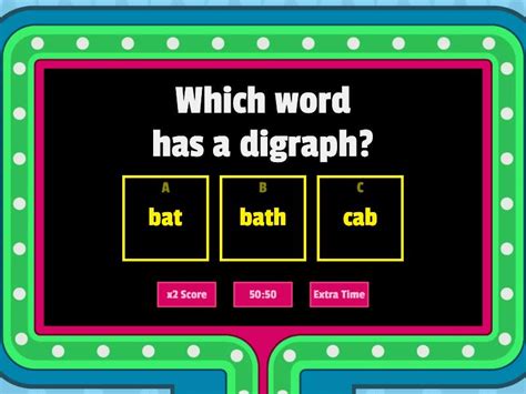 Digraph Wilson Gameshow Quiz