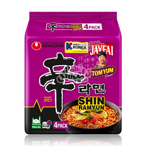 Nongshim Shin Ramyun Stir Fry Tom Yum 520g 4pk United Sweets