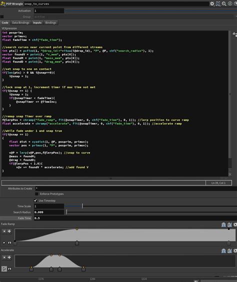 Time Based Lerp Conditions In VEX Effects Od Forum