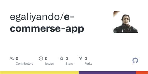 GitHub Egaliyando E Commerse App