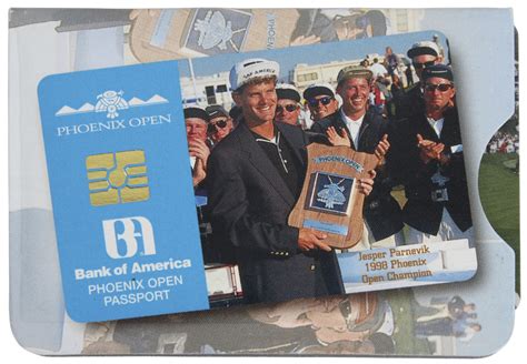 Tiger Woods And Mike Fluff Cowan Signed Phoenix Open Autograph Book