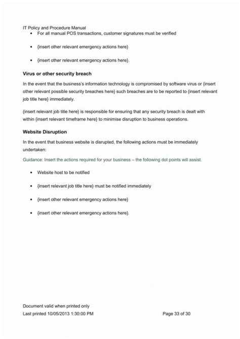 Amazing Cyber Security Policy Template Corporate Enterprise Strategic