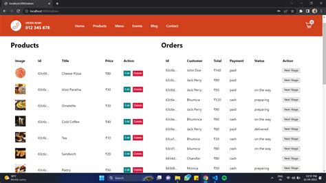 github agarwalayushi2102 hackistica2023 about a food ordering web