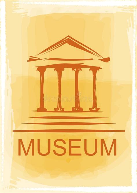 Museum icon stock illustration. Illustration of sign, sight - 1431633