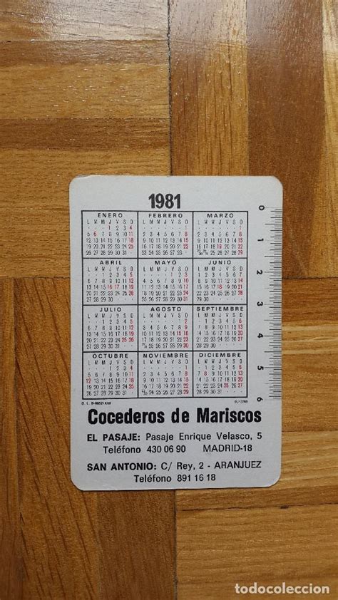 Calendario Chica Erótica Año 1981 Ver Foto Adi Comprar Calendarios