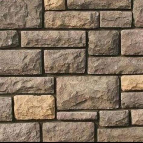 Multi Color Cladding Stone Brick At ₹ 100square Feet Stone Wall