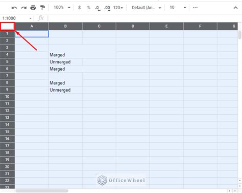 How To Unmerge Cells In Google Sheets Ways OfficeWheel