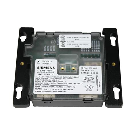 siemens fdcio422 four 4 input four 4 output interface module
