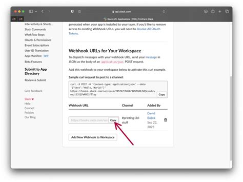 Prusa Connect Slack Notifications Setup Prusa Knowledge Base