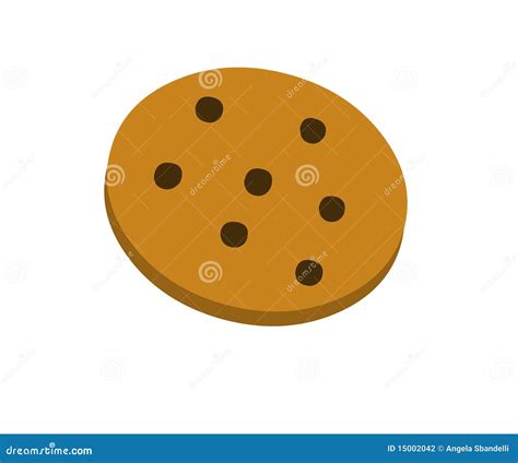 Chocolate Chips Cartoon Character With Love Cute Emoticon 201842005